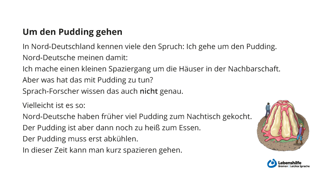 12 Sprichwörter in Leichter Sprache: Texte und Bilder – Lebenshilfe ...